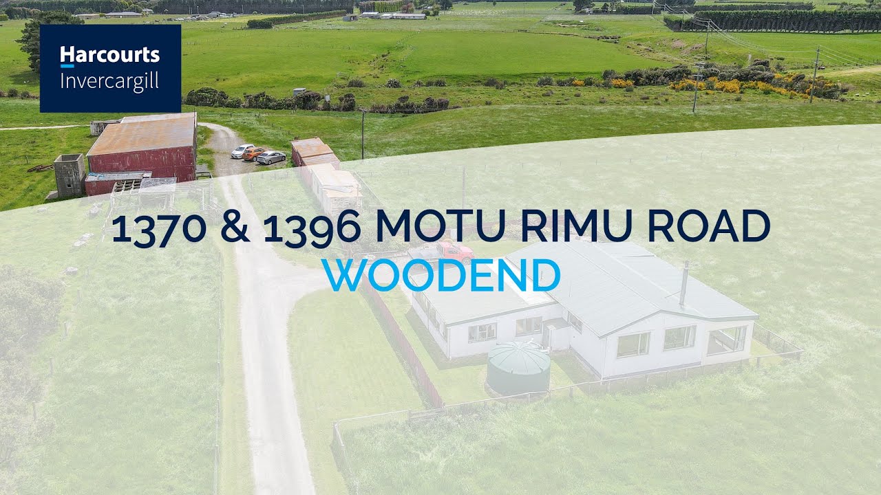FOR SALE - 1370 – 1396 Motu Rimu Road, Woodend - Harcourts Invercargill ...