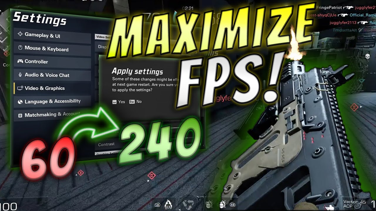 Best XDefiant Settings for MAX FPS! - YouTube
