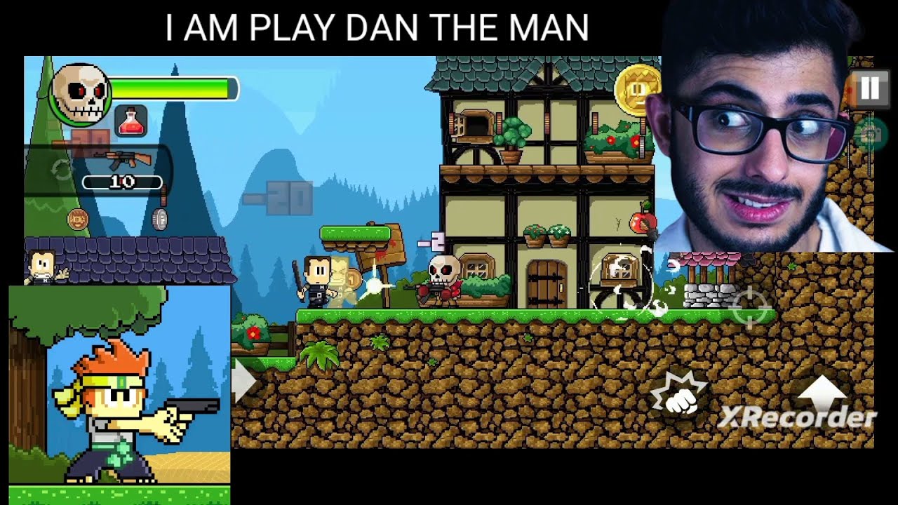 I am play Dan The Man. Dan The Man chapter:1 gameplay.#dantheman - YouTube