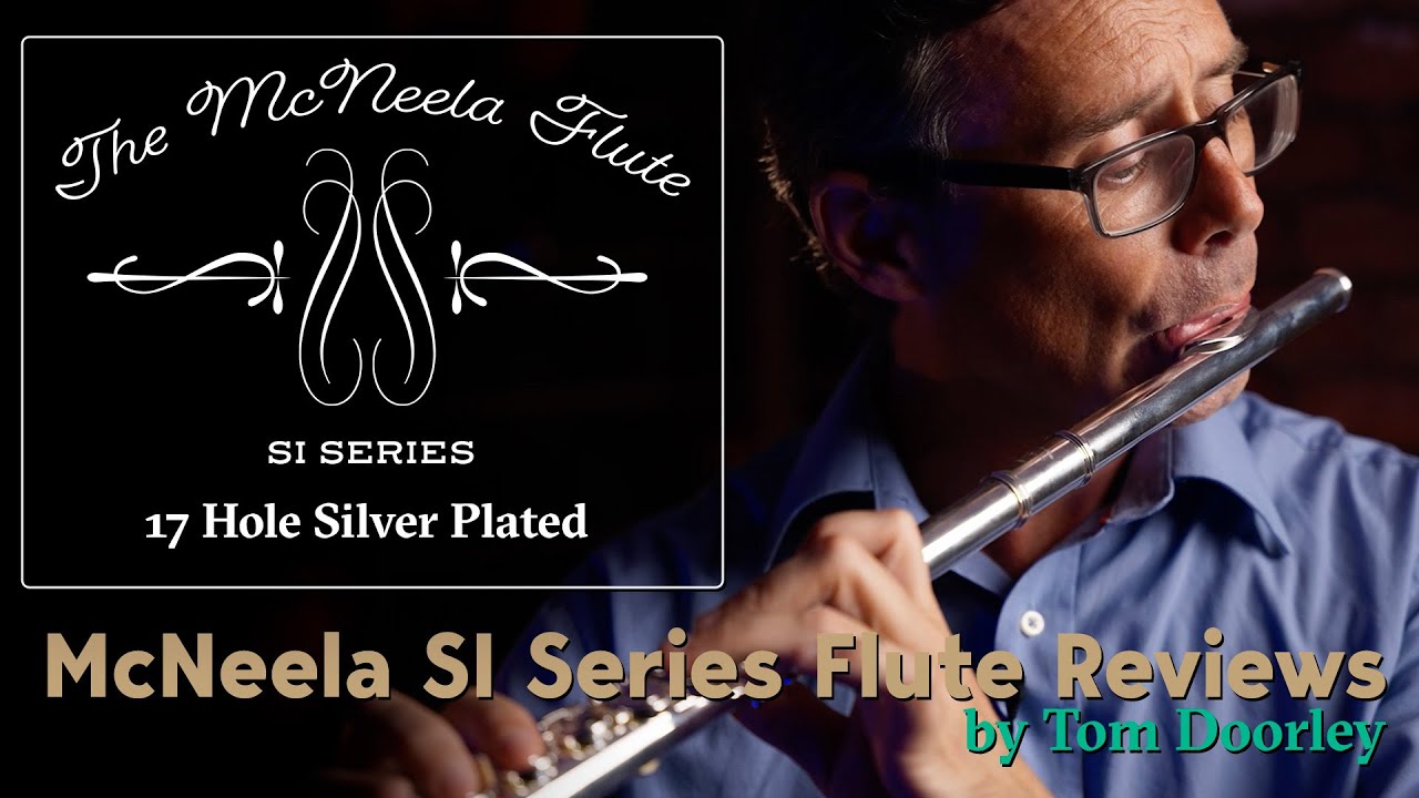 McNeela SI Series 17 Hole Silver Plated Flute with B Foot Joint ...