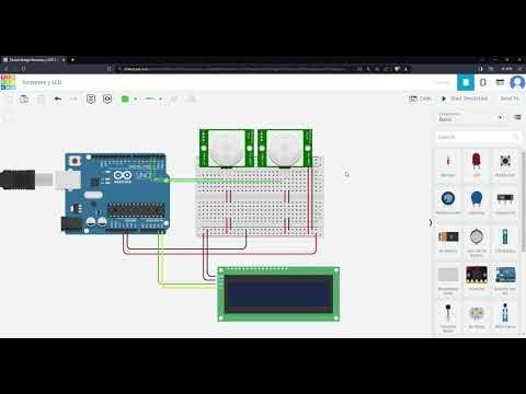 Tinkercad - Interacción de Sensores con Pantalla LCD - Arduino - YouTube