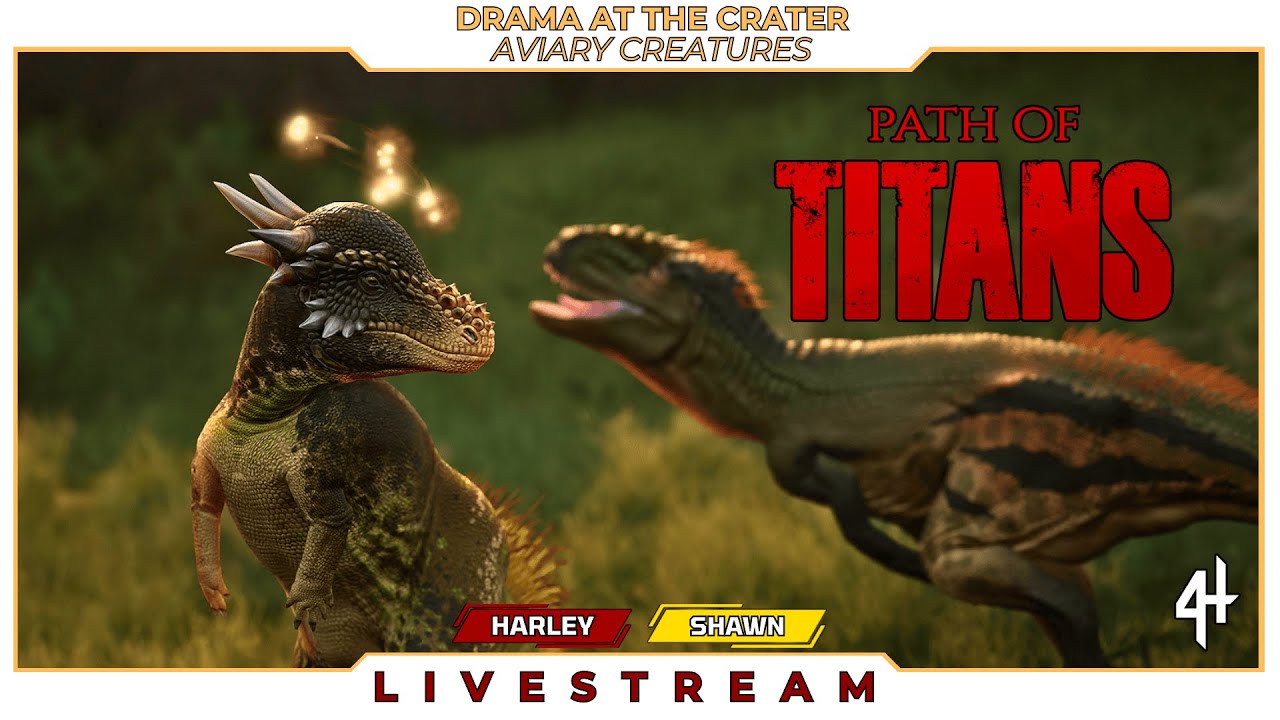 Path of Titans (PC) | Drama at the Crater - YouTube