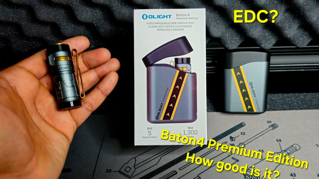 FINALLY, A Good light from Olight? Baton4 Premium Edition. It's more ...
