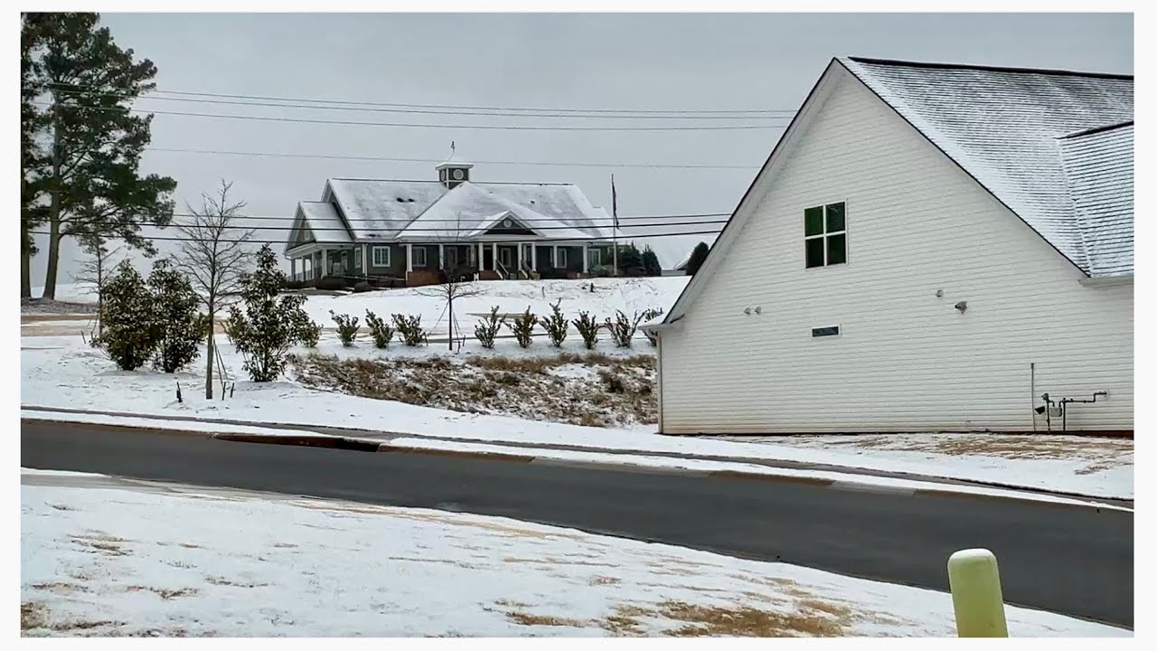 Winter Snow Storm in SC, Jan. 10, 2025 - YouTube