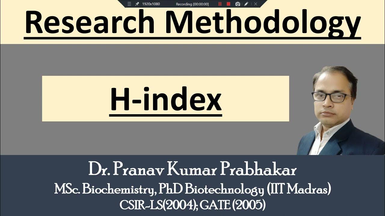 What Is H Index How H Index Is Calculated pkprabhakar hindex what-is-h-index-how-h-index-is-calculated-pkprabhakar-hindex
