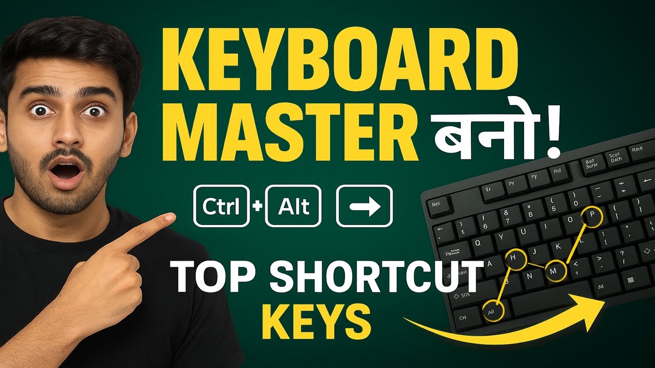 "20 Best Windows Shortcut Keys 2025 ⚡ Save Time Like a Pro!" - YouTube