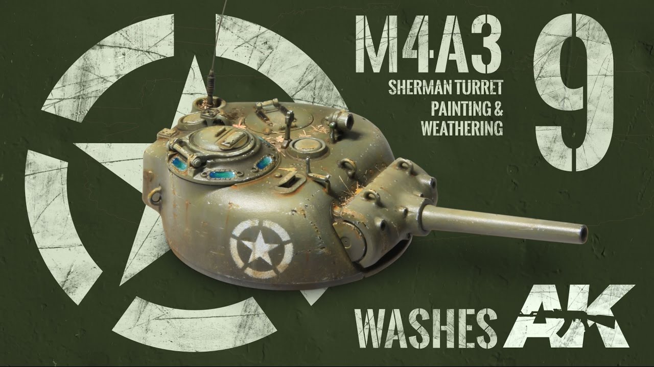 M4A3 TURRET (Sherman) - Washes || 9 - YouTube