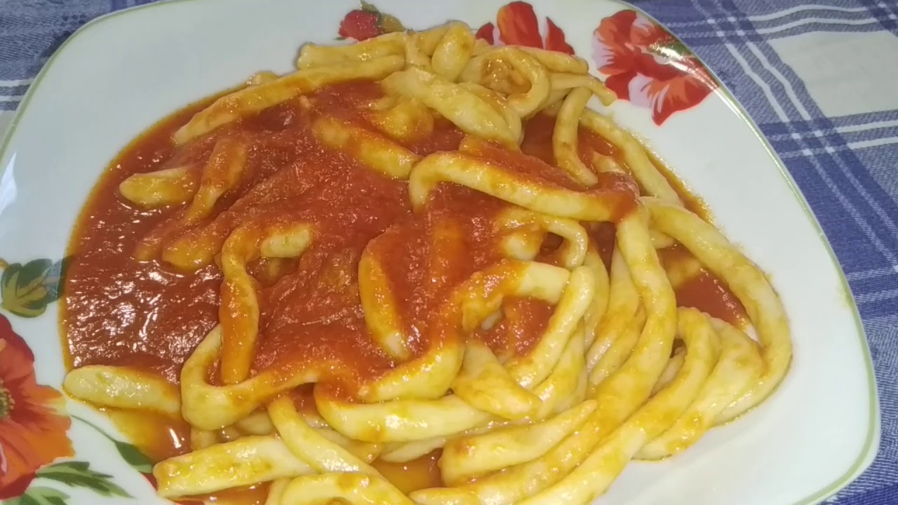 la cucina di Bobo Chef FUSILLI AL FERRETTO LI GUSTO PER VOI - YouTube