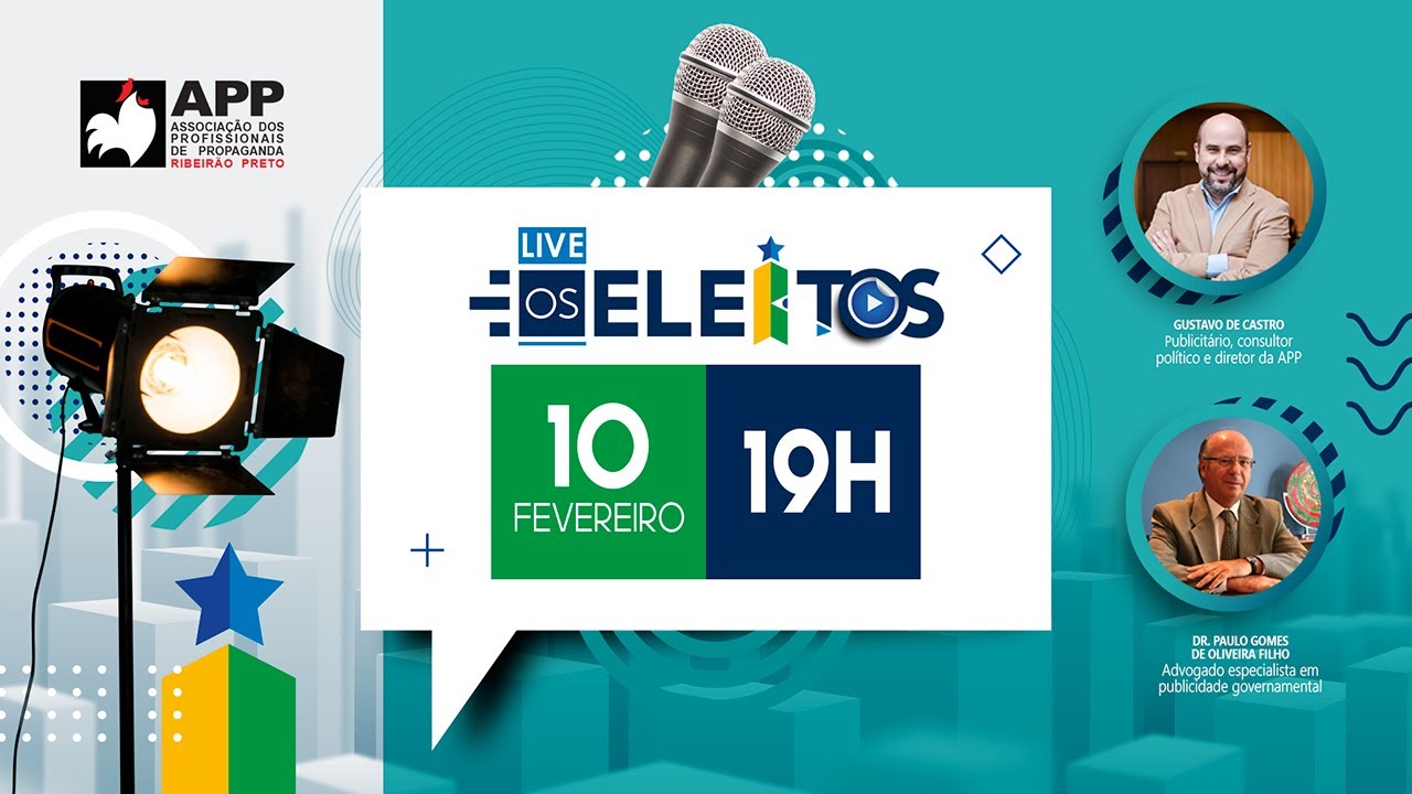 Live Pré-evento | Os Eleitos: Publicidade Governamental - YouTube Live Pré-evento | Os Eleitos: Publicidade Governamental - YouTube