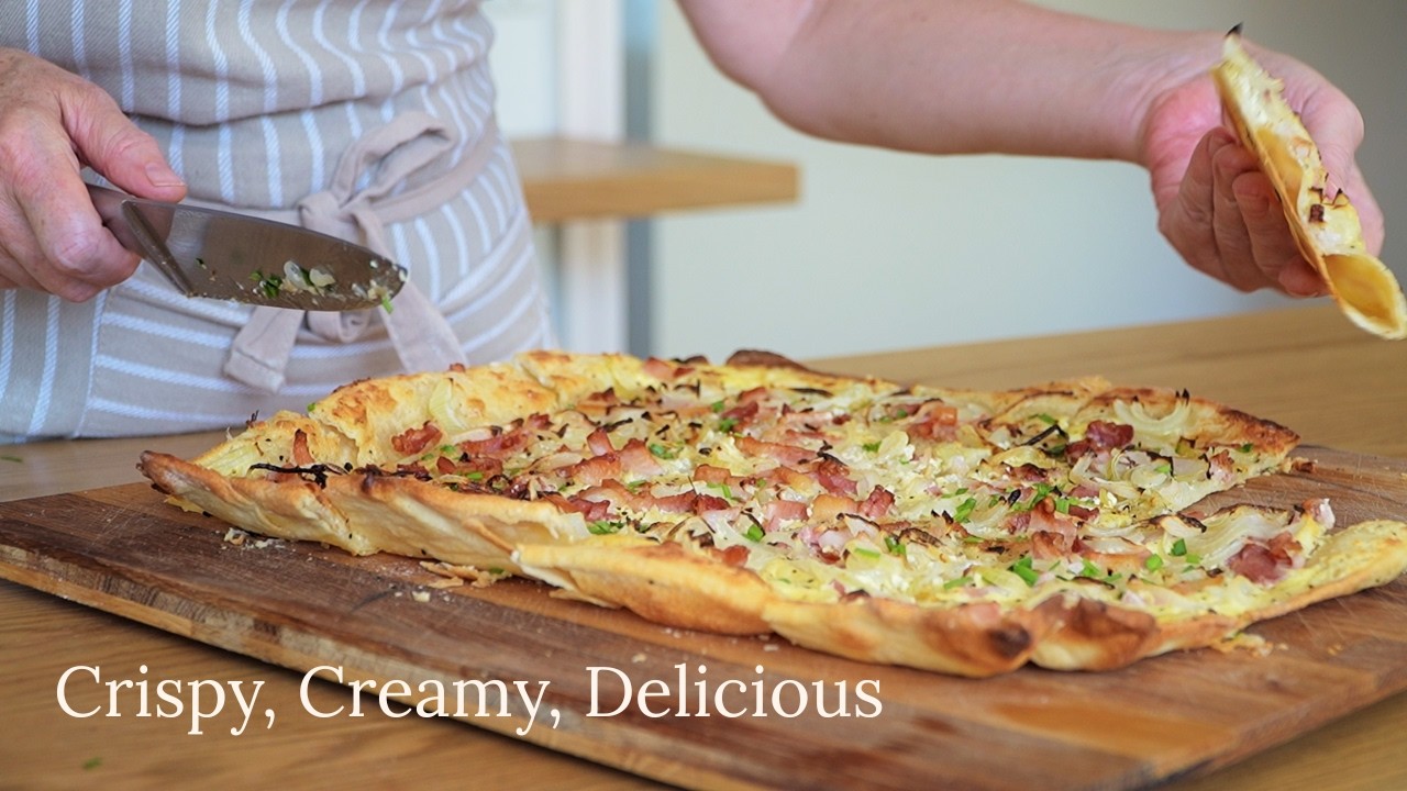This German "Pizza" Tastes Amazing - YouTube