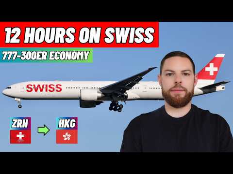 How Good is SWISS Long-Haul? (777-300ER Economy Review) ✈️ ZRH - HKG