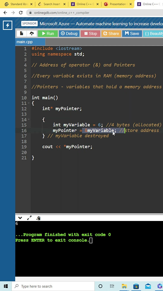 Undefined Behavior Dangling Pointers Part 5 Shorts Programming Cplusplus Pointer