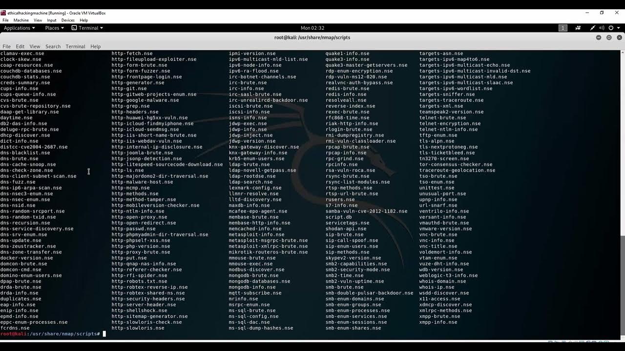 027 Nmap scripts part 1 - YouTube