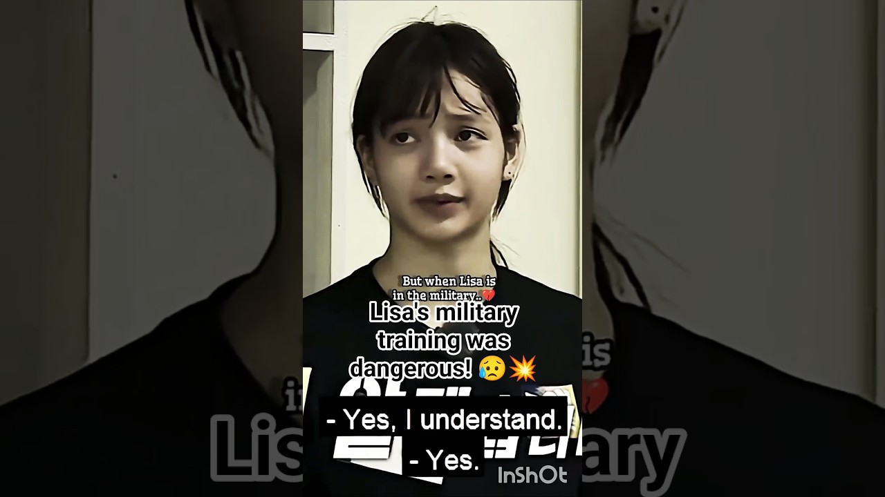 Lisa’s training was dangerous! 😭😱#lisa #military #blackpink #blink #fyp ...