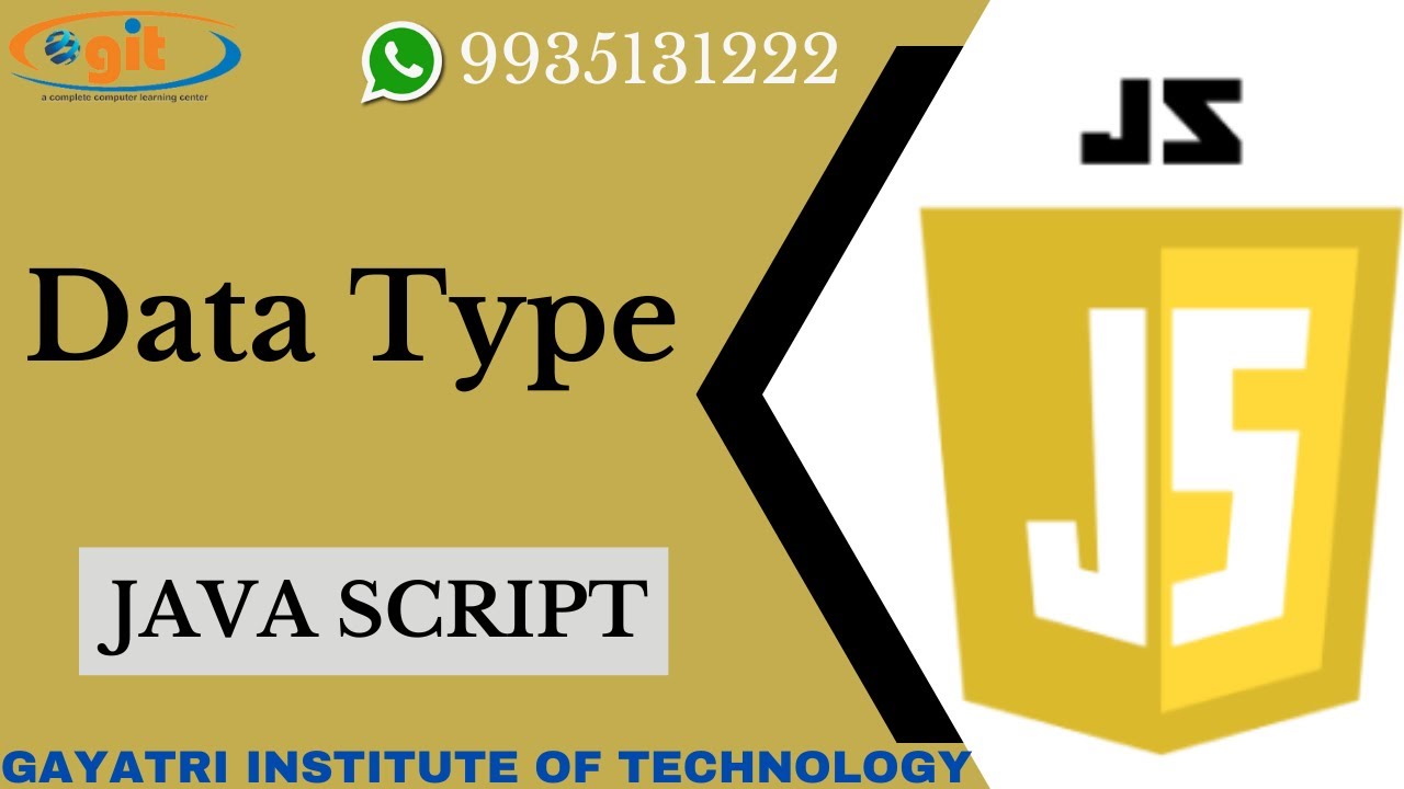 Data Type Java Script Git Education Youtube 8041
