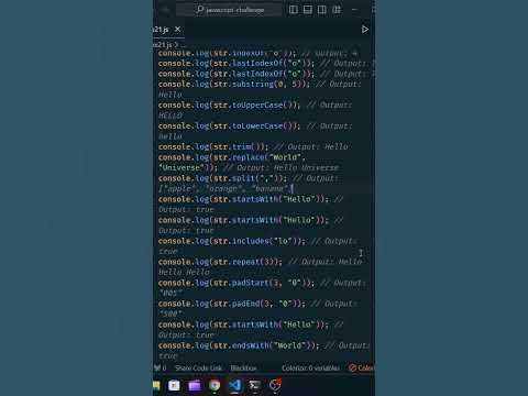 Master Javascript All String Methods #shorts #youtubeshorts #javascript #coding #trending - YouTube