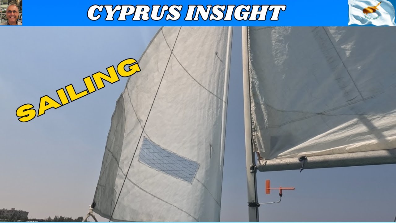 Sailing in Cyprus - Getting some Goose Wing Going. - YouTube