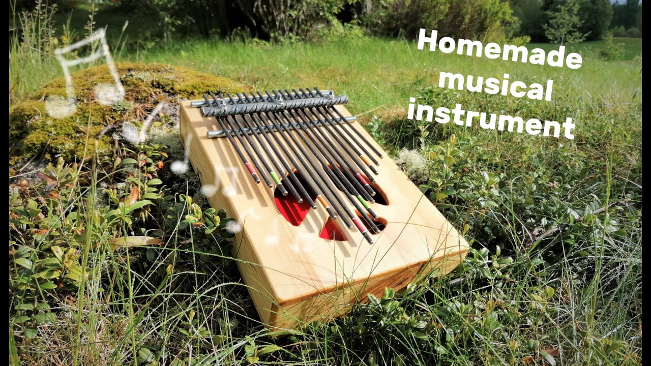 How to make a Kalimba - a musical instrument - from all recycled ...
