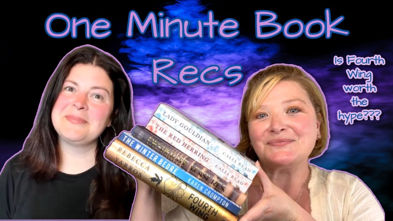 One Minute Book Recs & The Fourth Wing by Rebecca Yarros - worth the ...