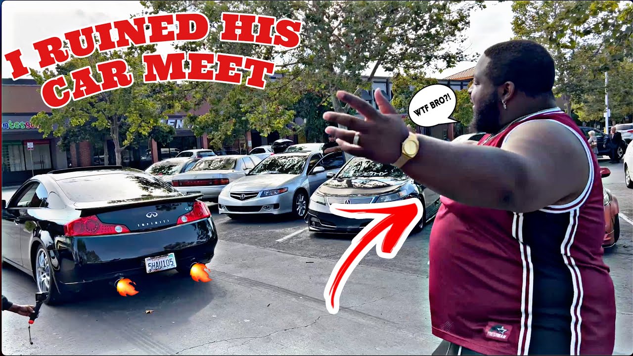 I CRASHED A ACURA LEGEND CAR MEET WITH MY INFINITI G35! | @BTHEGROWTH ...