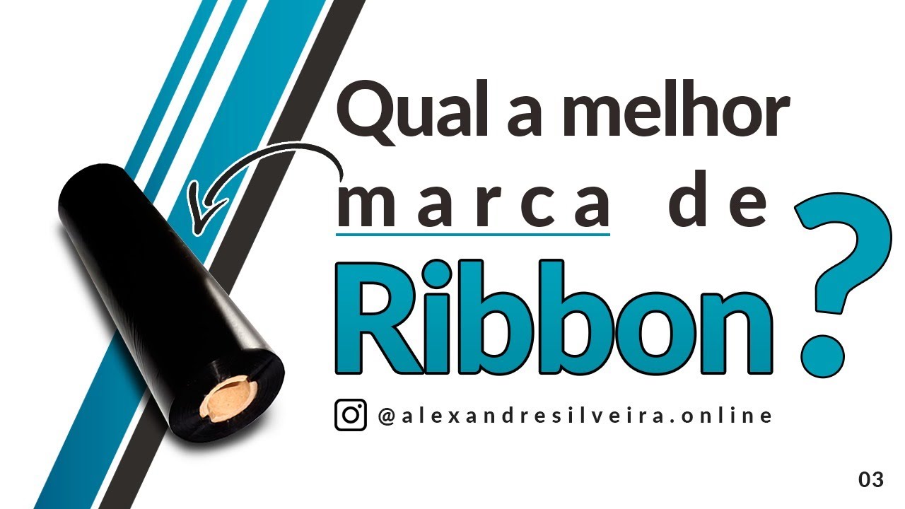 Qual a melhor marca de Ribbon para Etiquetas Adesivas? - YouTube