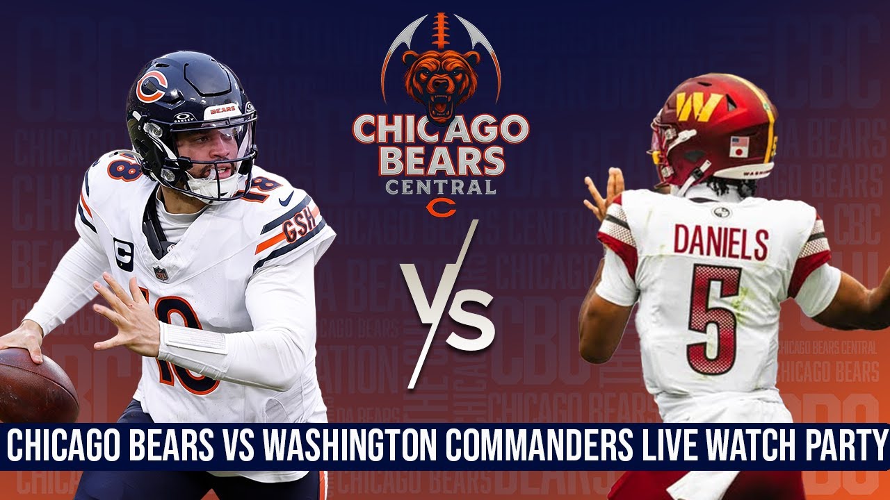 Chicago Bears vs Washington Commanders Live Watch Party - YouTube