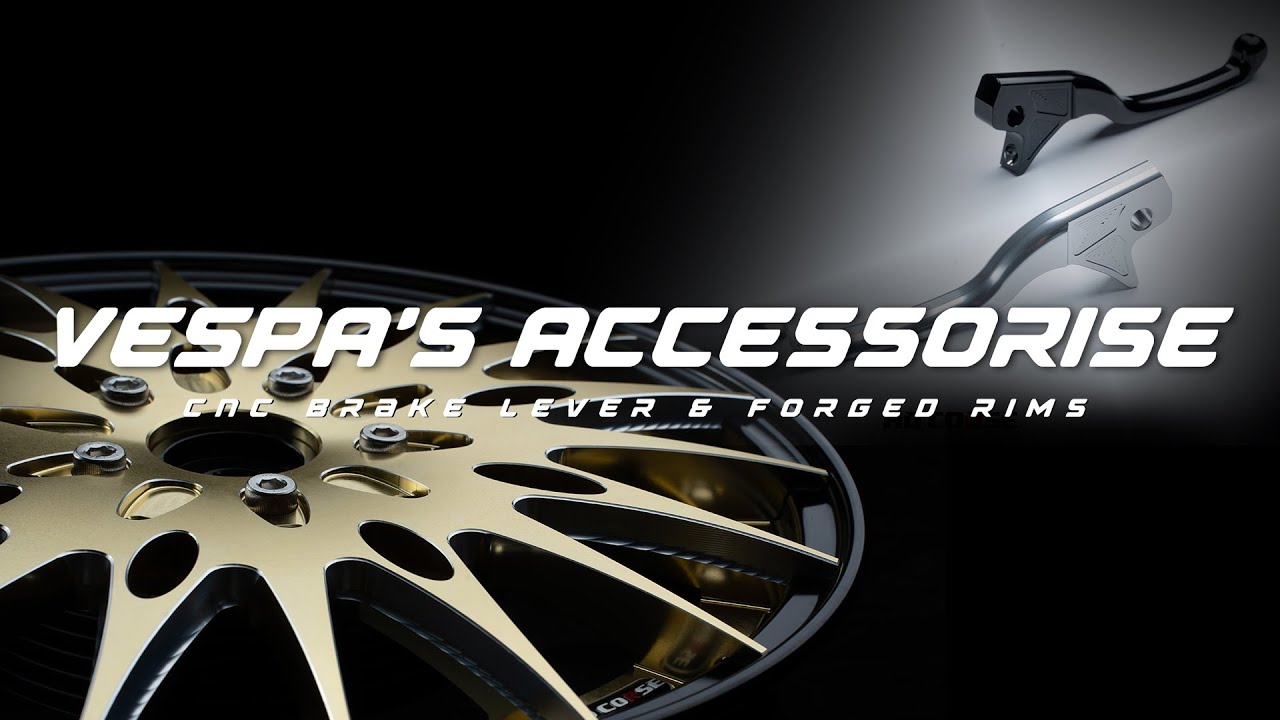 VESPA's Forged Rims & Brake Levers (slideshow)｜HD Corse - YouTube