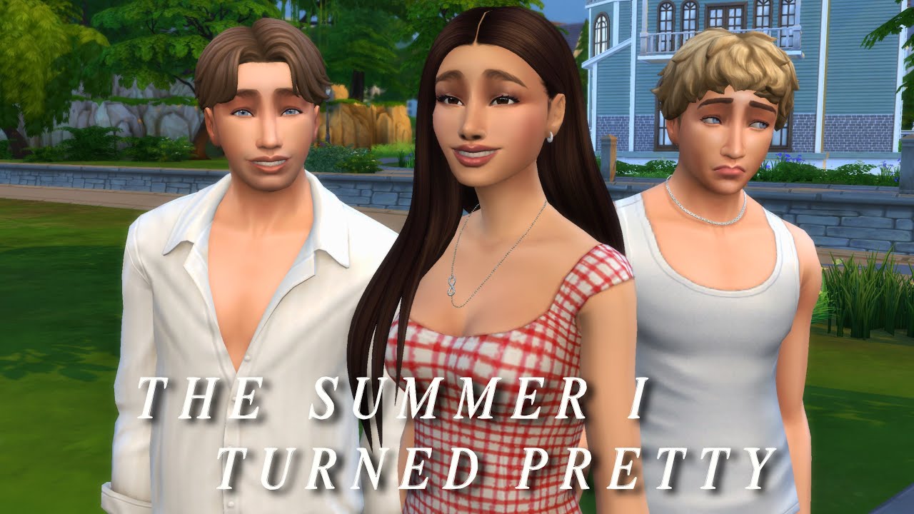 Making The Summer I Turned Pretty Characters in The Sims 4 - YouTube