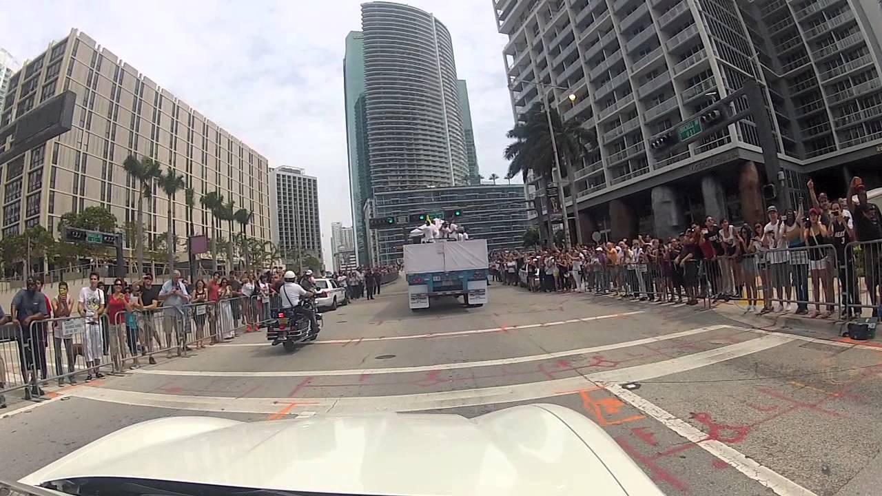 Miami Heat Championship Parade 2011 - 2012 - YouTube