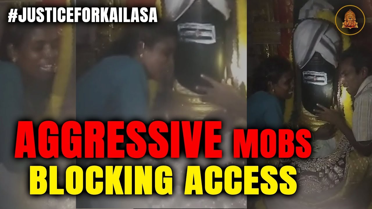 Aggressive Mobs Blocking Access to KAILASA Sacred Spaces! # ...