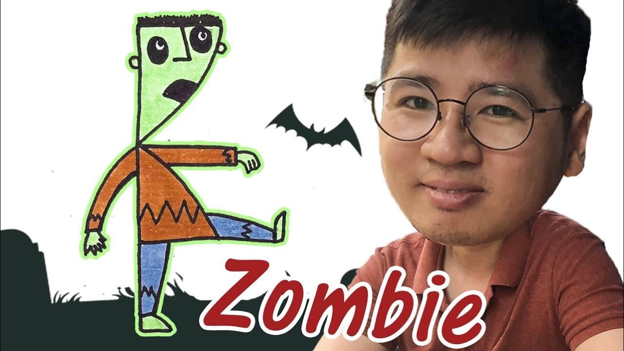 DTWG | Vẽ ZOMBIE cực đỉnh | Drawing and Coloring ZOMBIE 🧟‍♂️ - YouTube
