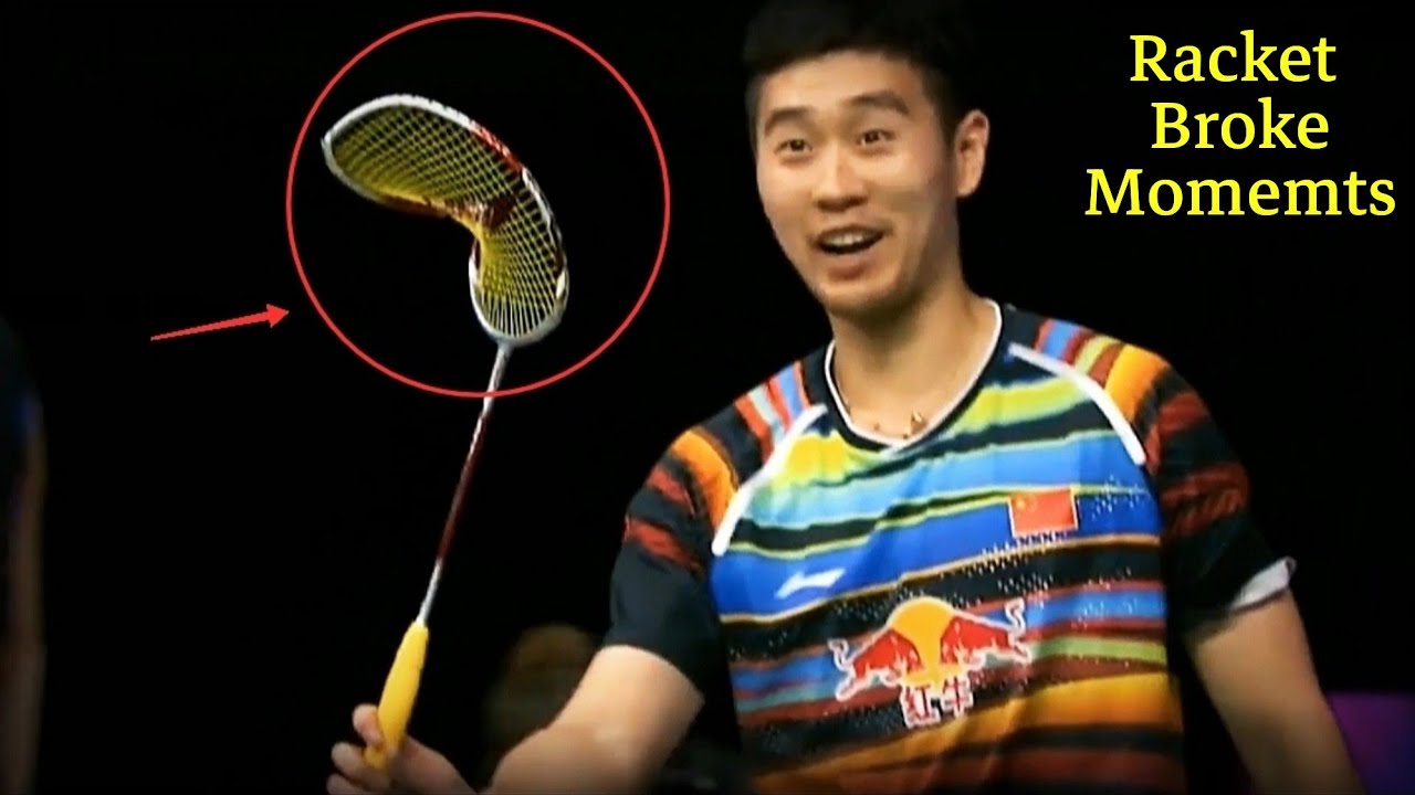 Top 7 " Badminton Racket Broke " Moments - YouTube