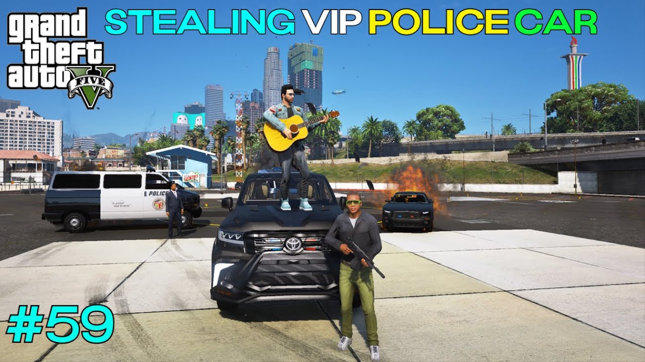GTA 5 VIP Police Car Heist! Epic Getaway - YouTube
