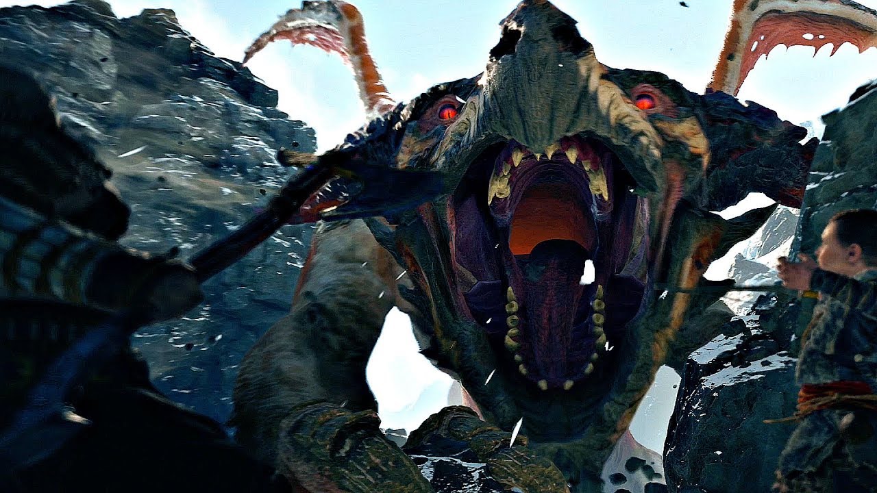 God of War 4 - The Dragon Boss Fight #7 (PS4 PRO) - YouTube