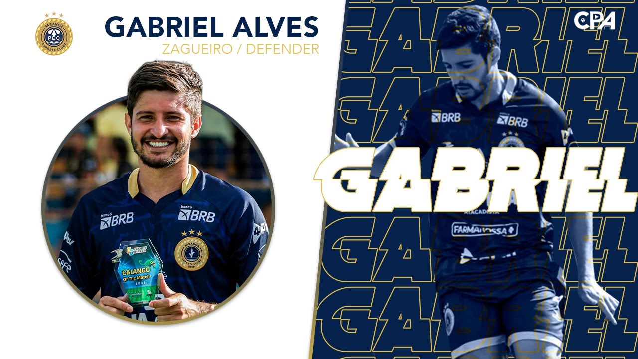 GABRIEL ALVES - ZAGUEIRO/DEFENDER - PARANOÁ 2025 - YouTube