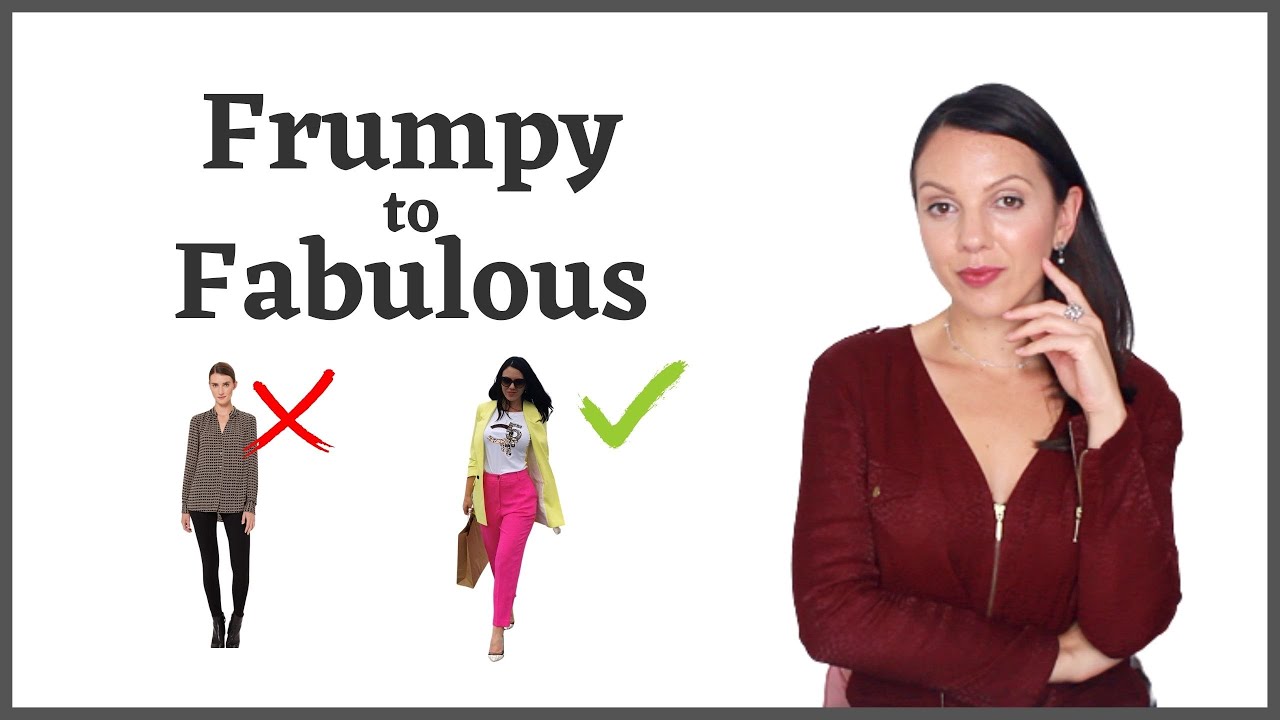 How To Not Look Frumpy (In One Simple Step) - YouTube