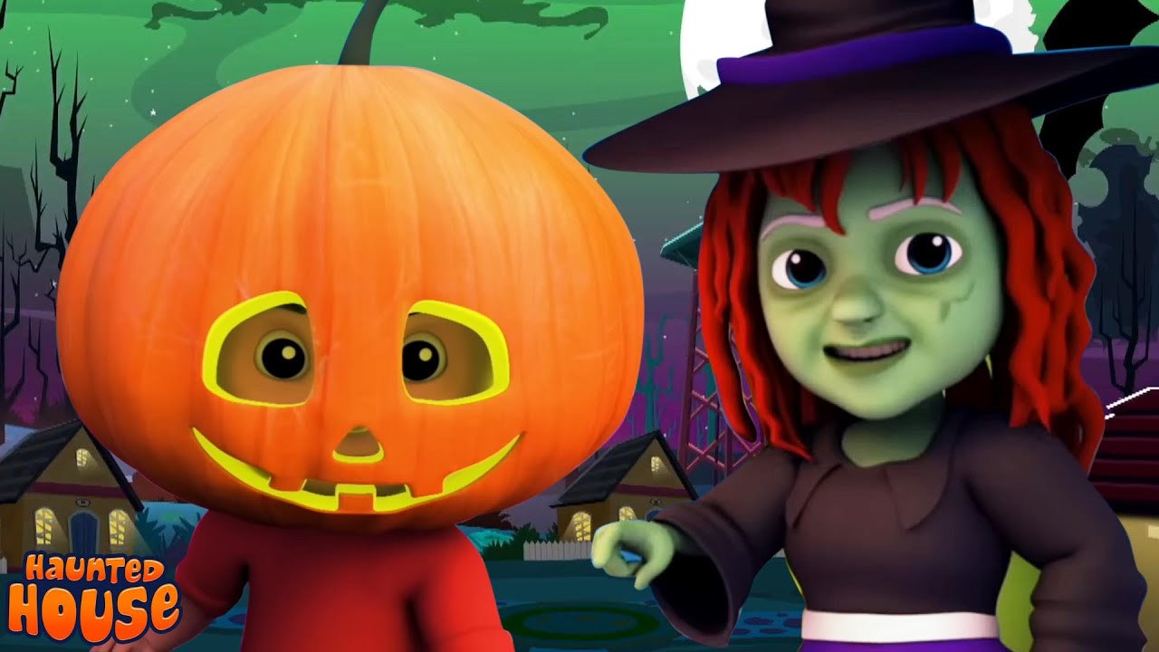 There's Scary Pumpkin, Spooky Cartoon And Halloween Nursery Rhymes For ...