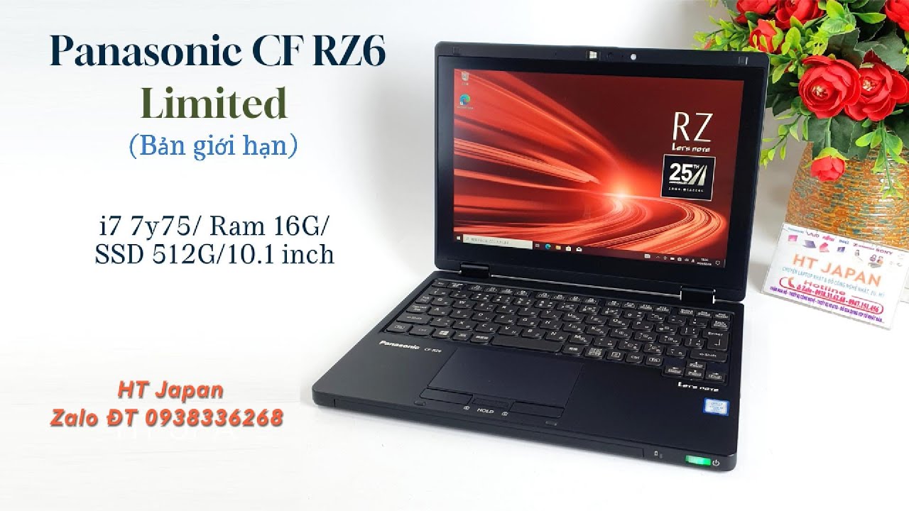 Panasonic CF RZ6 i7 limited đẹp 99.9% nhỏ gọn nhẹ 0.73kg. i7 7y75 Ram ...