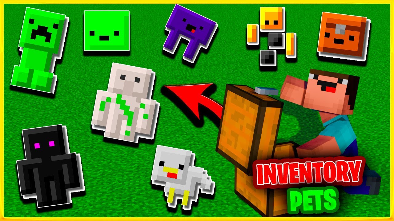 Mascotas KAWAII ️ ️ - Inventory Pets - Minecraft Datapack Review 😊 ...