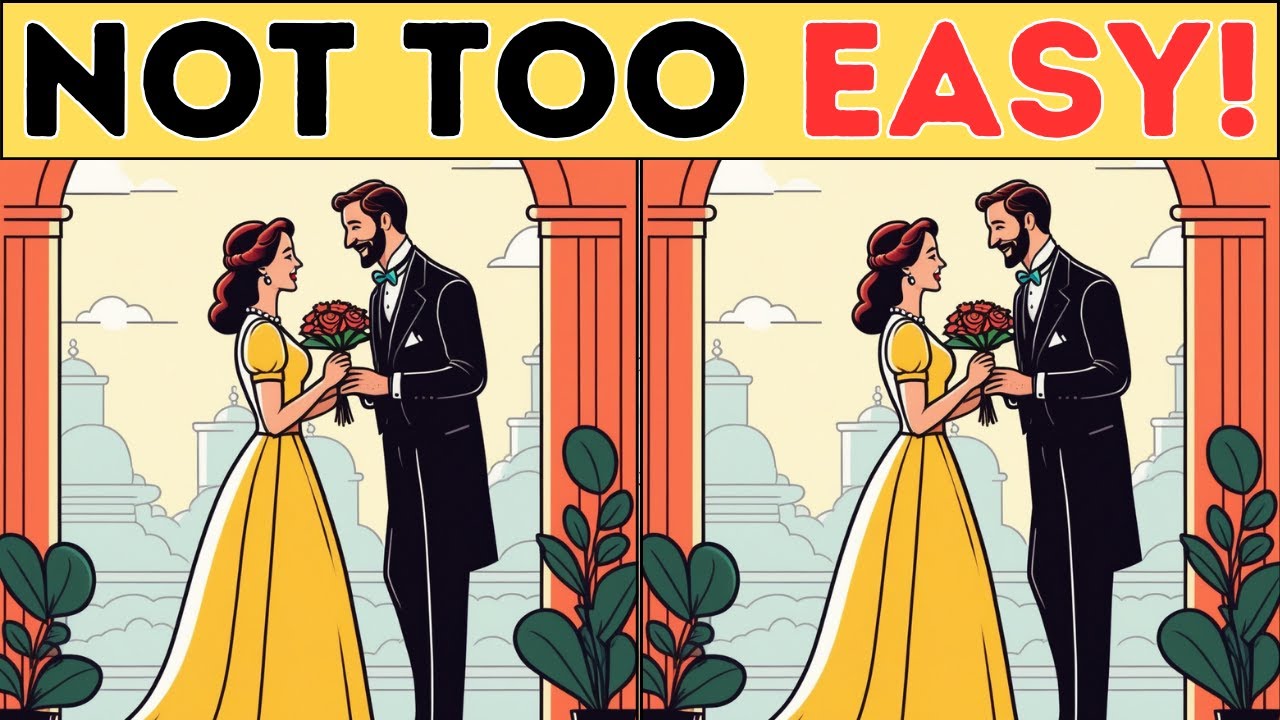 Spot The Difference | 120+ IQ Puzzle 🧩《Not Too Easy》 - YouTube