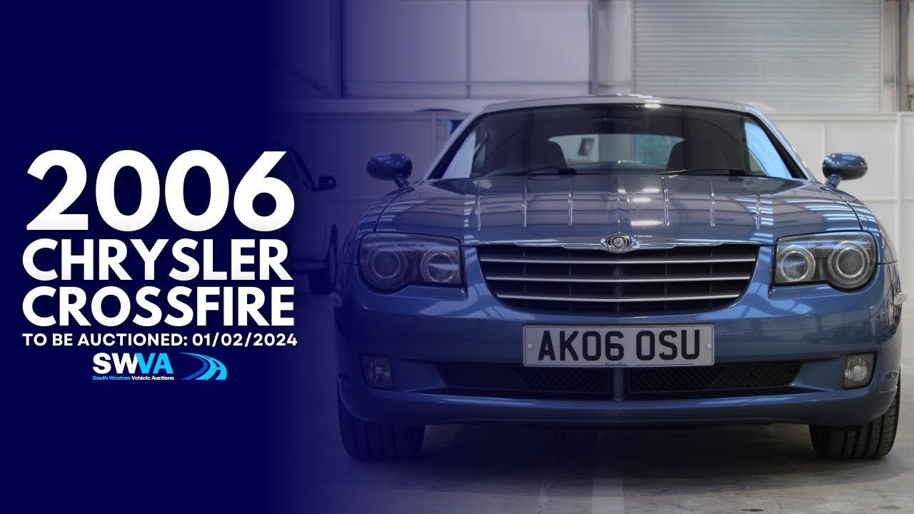 Lot 27 - Chrysler Crossfire 2006 | SWVA 1st February 2024 Winter ...
