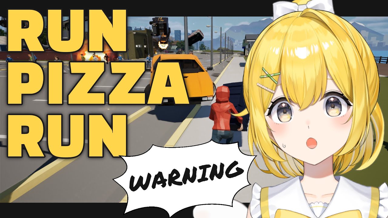 【RUN PIZZA RUN】なんか事故ってないですか⁉ #vtuber #新人Vtuber - YouTube