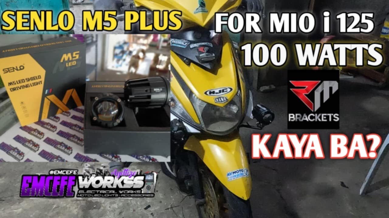 SENLO M5 PLUS 100 WATTS FOR MIO i 160 FULL REWIRING - YouTube