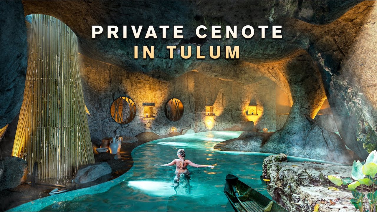 Inside a Tulum Jungle PentGarden with a Private Cenote - YouTube