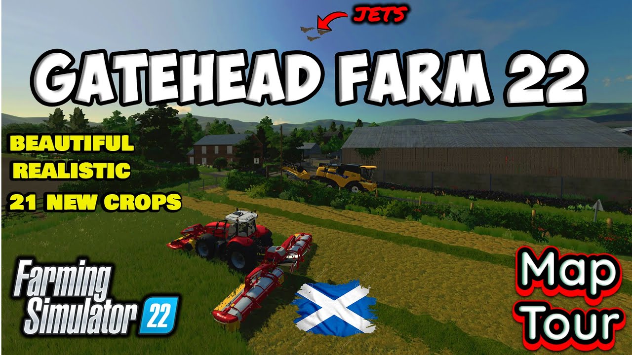 "Gatehead Farm 22" | Amazing Scottish Map | NEW FS22 Mod Map Tour - YouTube