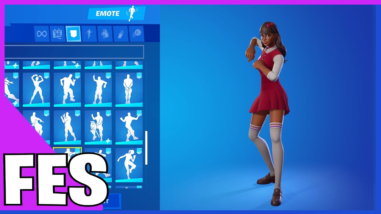Fortnite Isabelle Skin With all my Fortnite Dances & Emotes! - YouTube