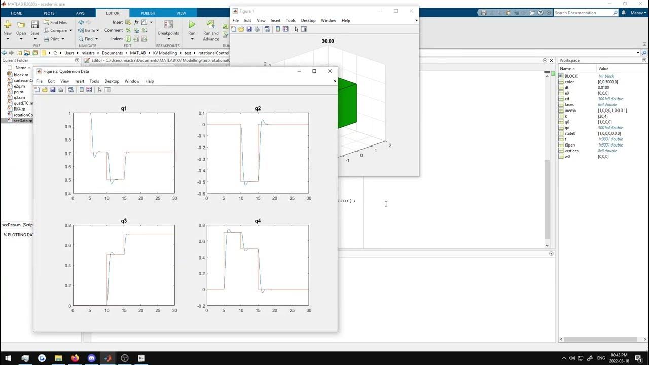MATLAB Tutorial 7 - Rigid Body Rotation Control - YouTube