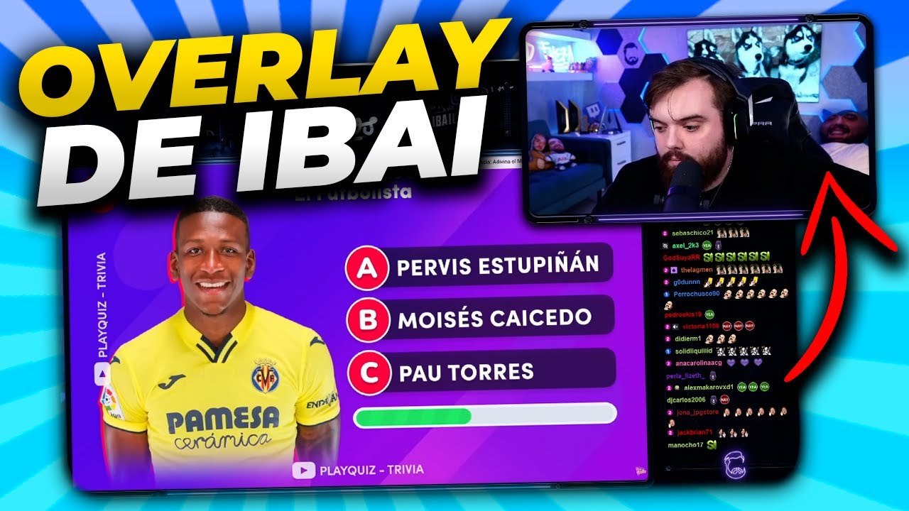 CÓMO HACER UN OVERLAY DE REACCIONANDO COMO IBAI | Duodedos - YouTube