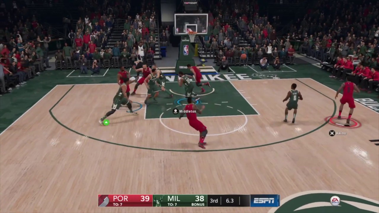 NBA Live 19 - Insane Full Court Shot - YouTube