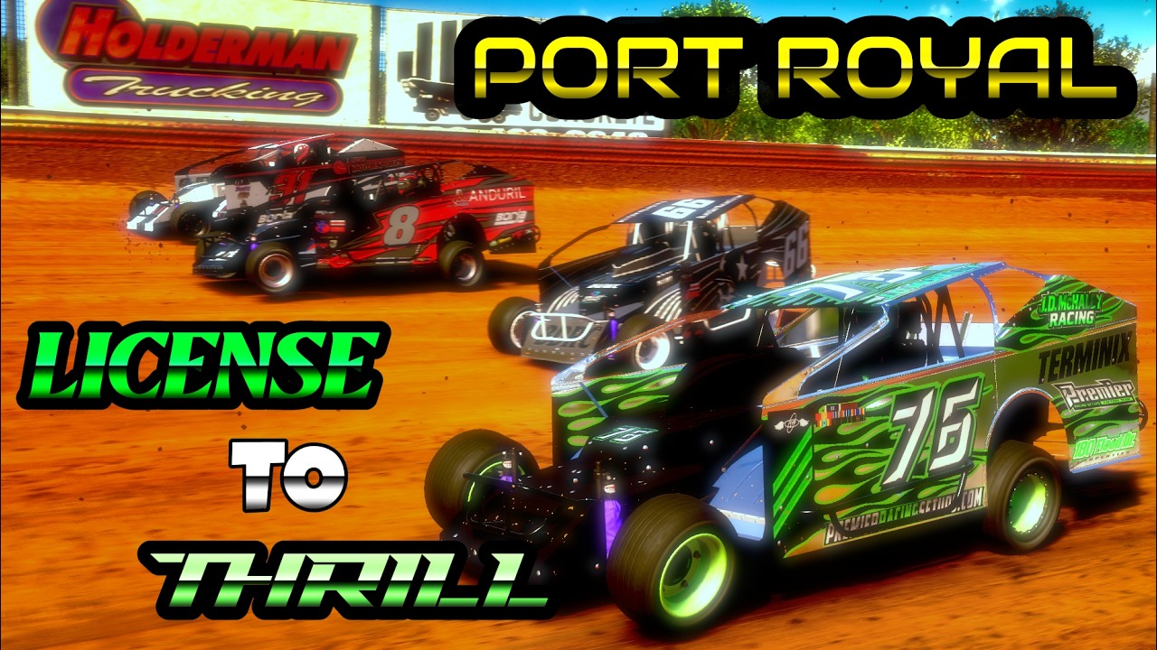 License to Thrill - Dirt 358 Modifieds 2 - Port Royal - YouTube